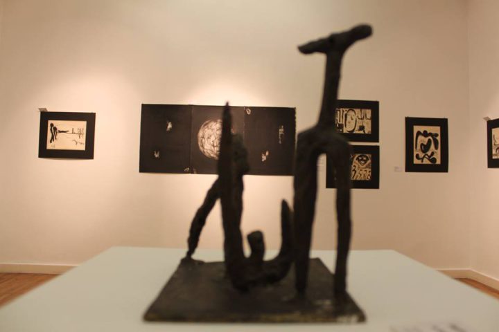 Maks Velo opens retrospective exhibition - Tirana Times